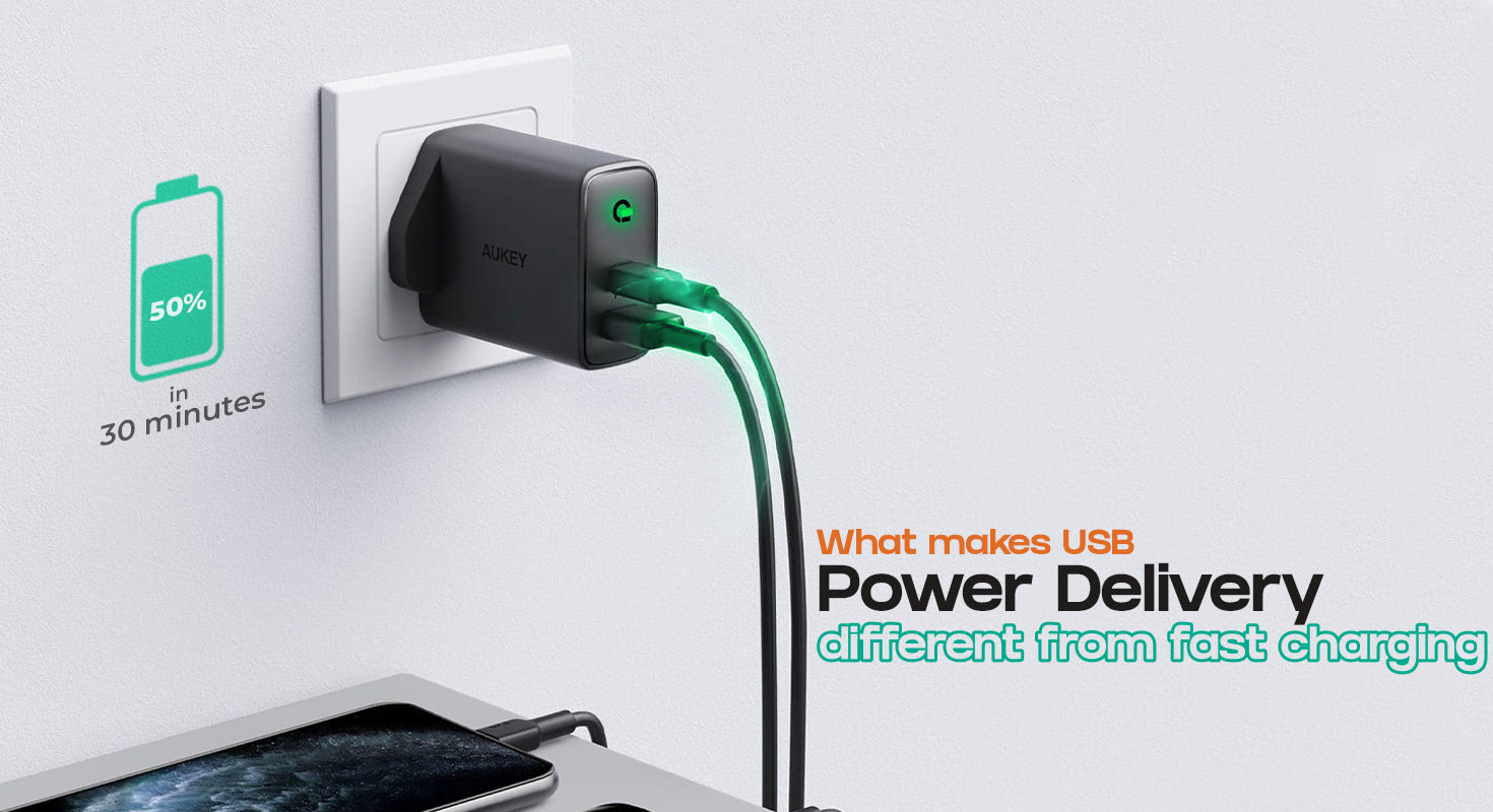 Aukey What Makes USB PD So Different from Other Types of Fast Charging?